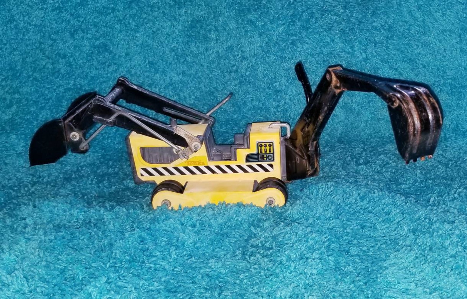 Vintage Tonka Front Loader and Backhoe Marked 41242 - Etsy