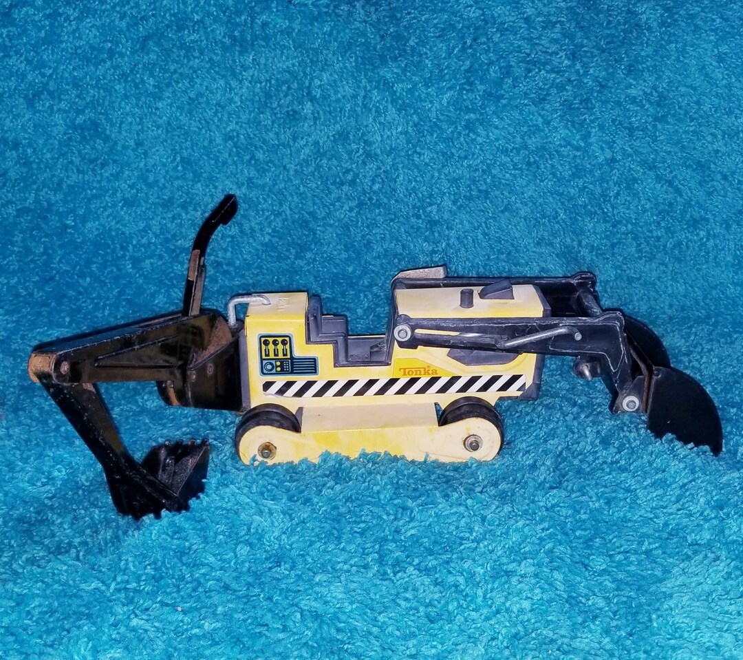 Vintage Tonka Front Loader and Backhoe - Marked 41242 - Etsy