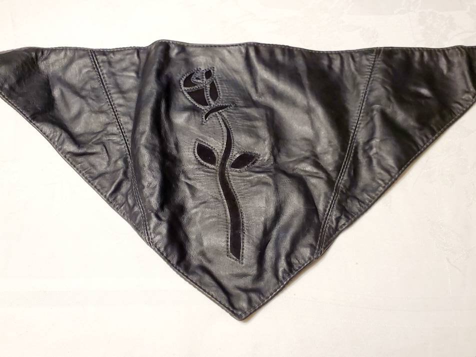 Women's Motorcycle Face Mask - Half Face Full Black Leather Mask - Etsy