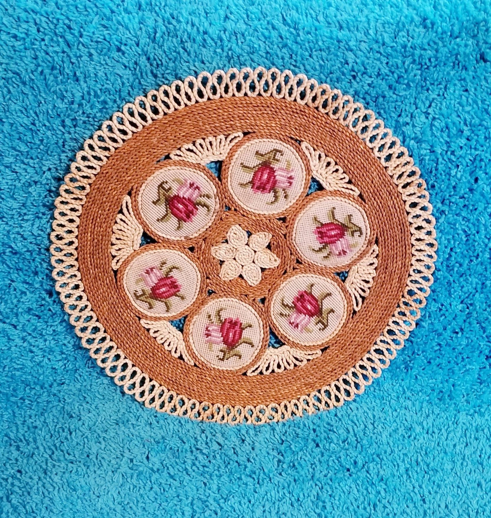 Vintage Chinese Doily Made in the People's Republic of - Etsy
