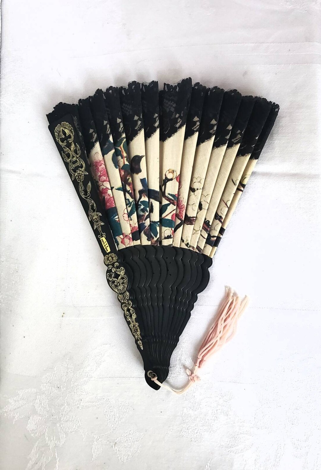 Vintage Hand Fan - Made in Taiwan Republic of China - Etsy