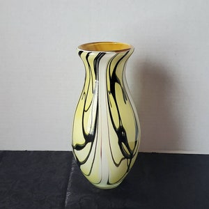 Beautiful 11" Hand Fused Vinci by Dynasty Gallery Art Glass Vase - Etsy