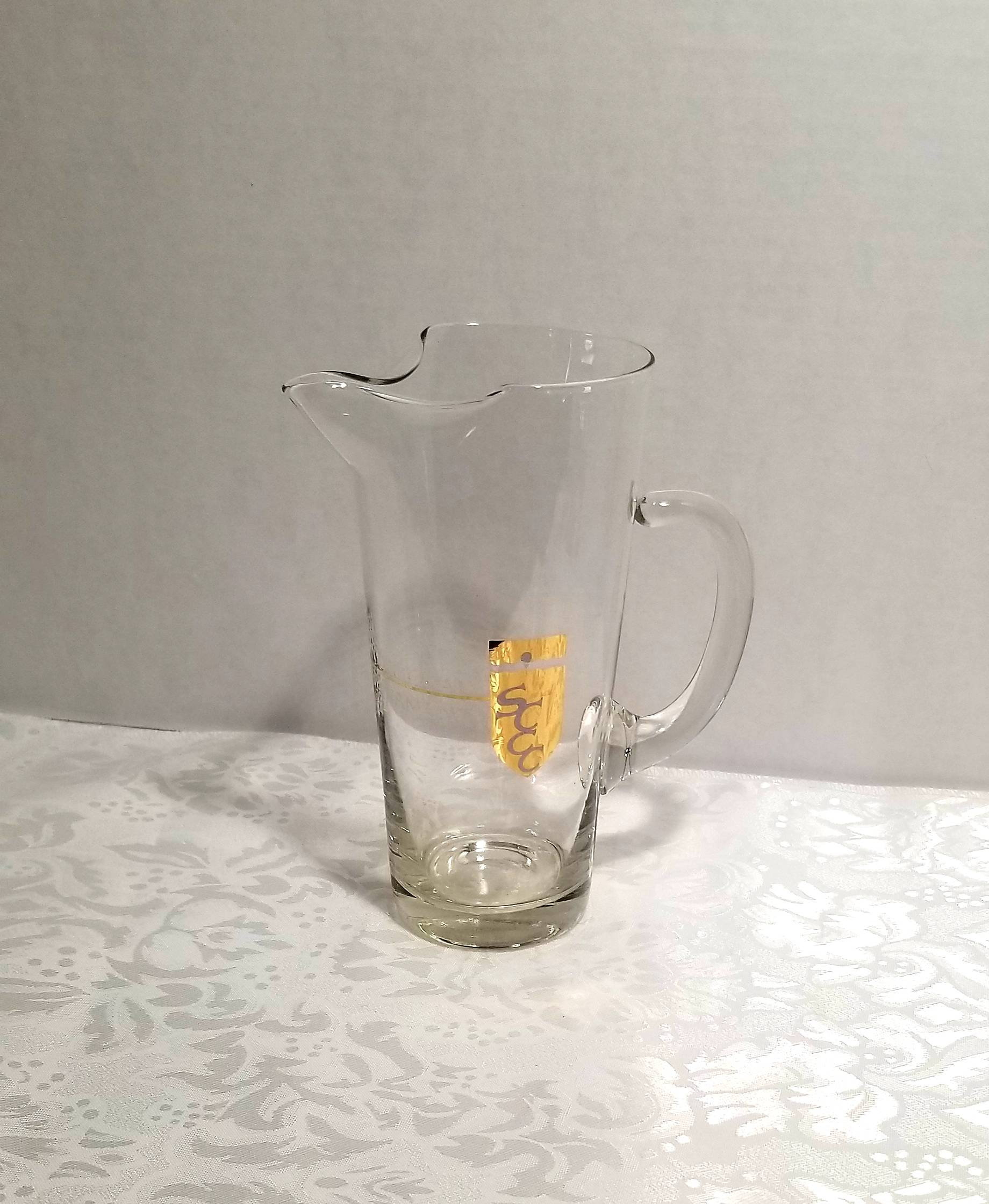 Vintage Golf Glass Pitcher - 12th Invitational Tournament 1964 SCCC - Etsy