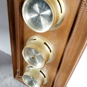 Vintage Springfield Thermometer Barometer Hygrometer Vintage ...