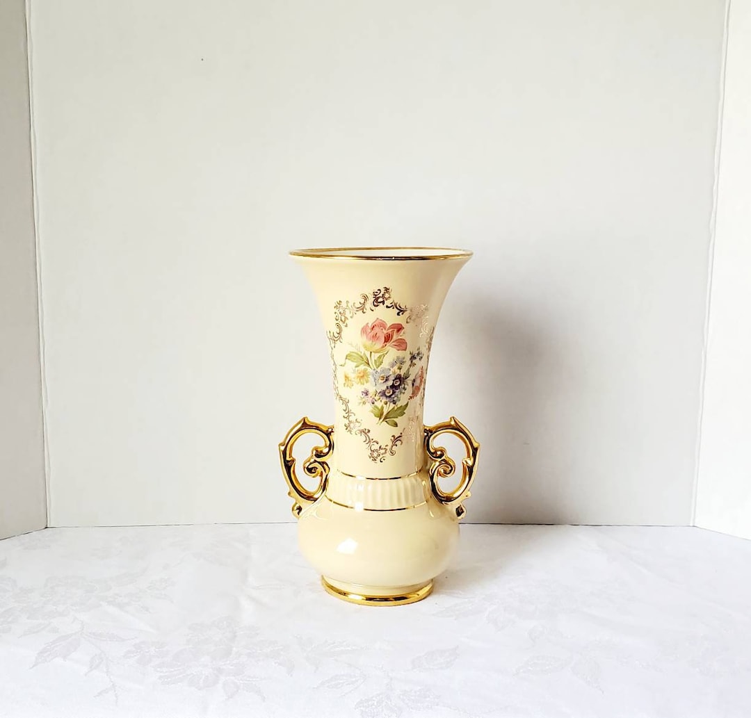 Abingdon Pottery Decorative Baden Vase - Mold #520 - Made Between 1940 ...