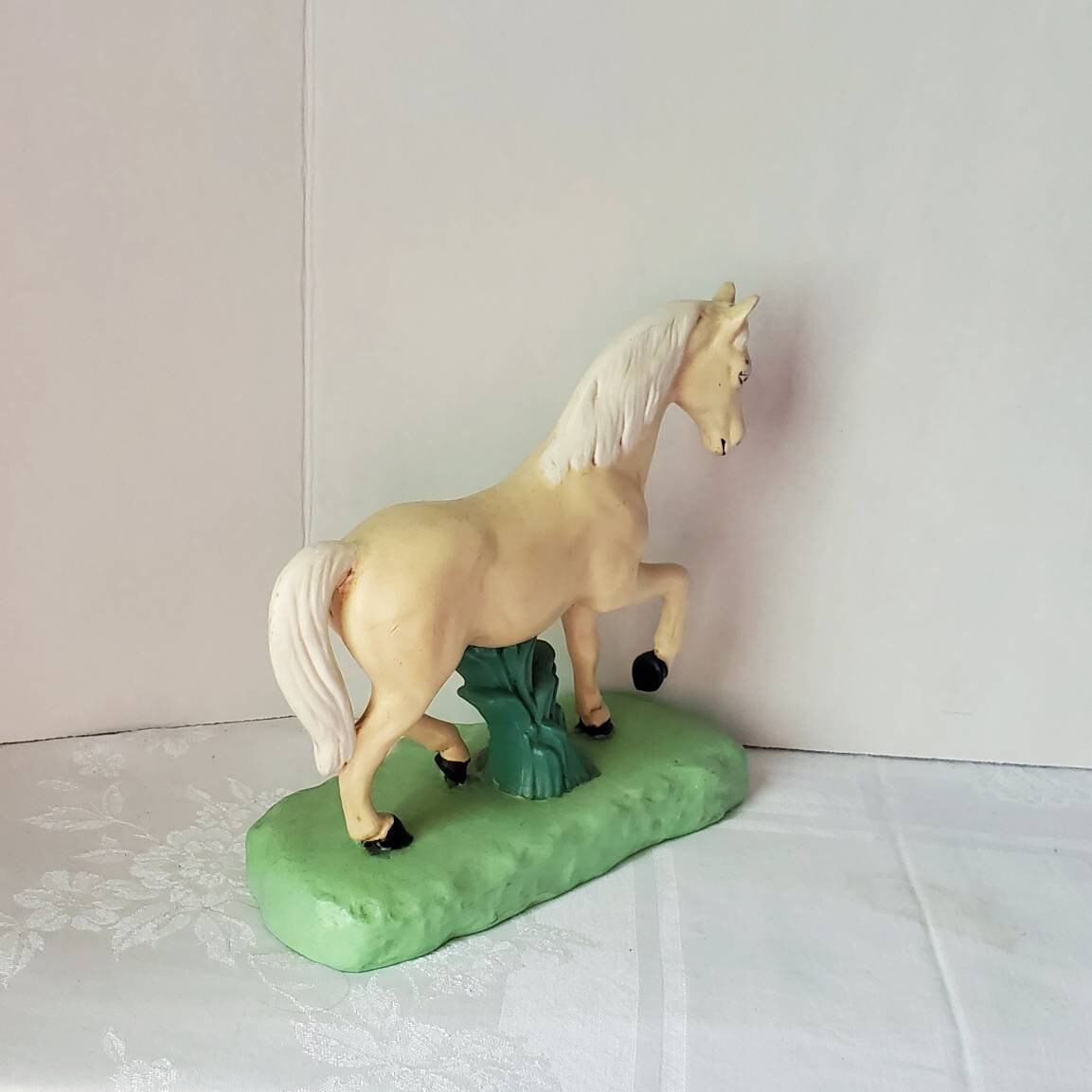Antique Chalkware Horse Statue - Etsy