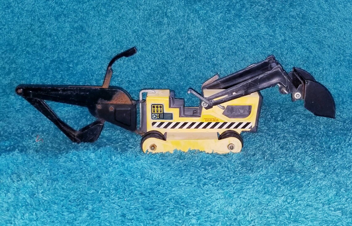 Vintage Tonka Front Loader and Backhoe Marked 41242 - Etsy