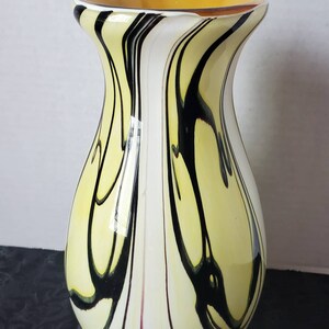 Beautiful 11" Hand Fused Vinci by Dynasty Gallery Art Glass Vase - Etsy