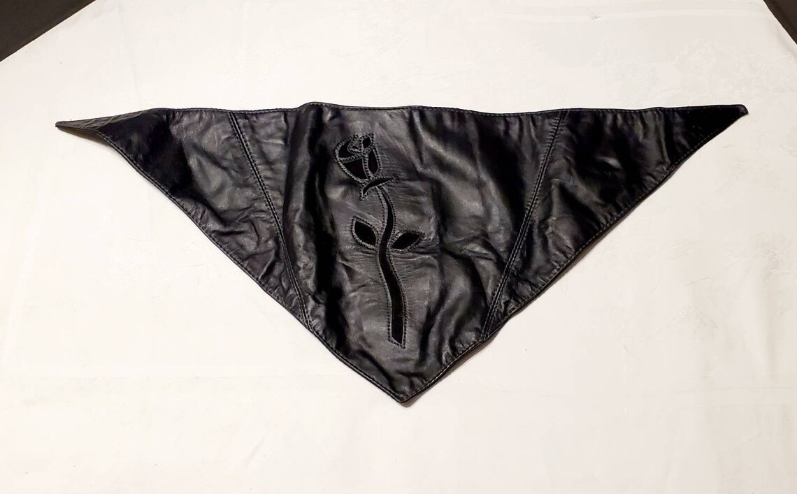 Women's Motorcycle Face Mask - Half Face Full Black Leather Mask - Etsy