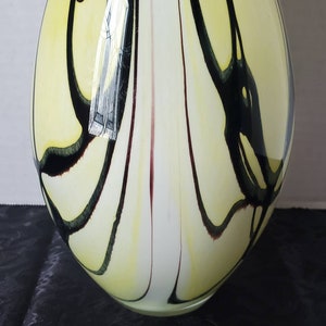 Beautiful 11" Hand Fused Vinci by Dynasty Gallery Art Glass Vase - Etsy