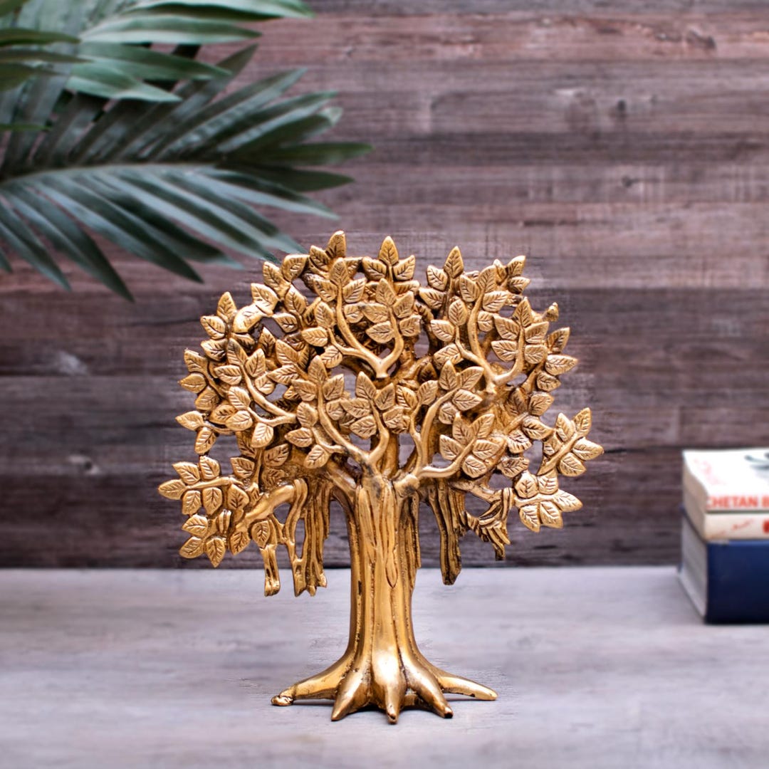 Statuestudio Kalpavriksha Tree Brass Wish-fulfilling Tree for Vastu ...