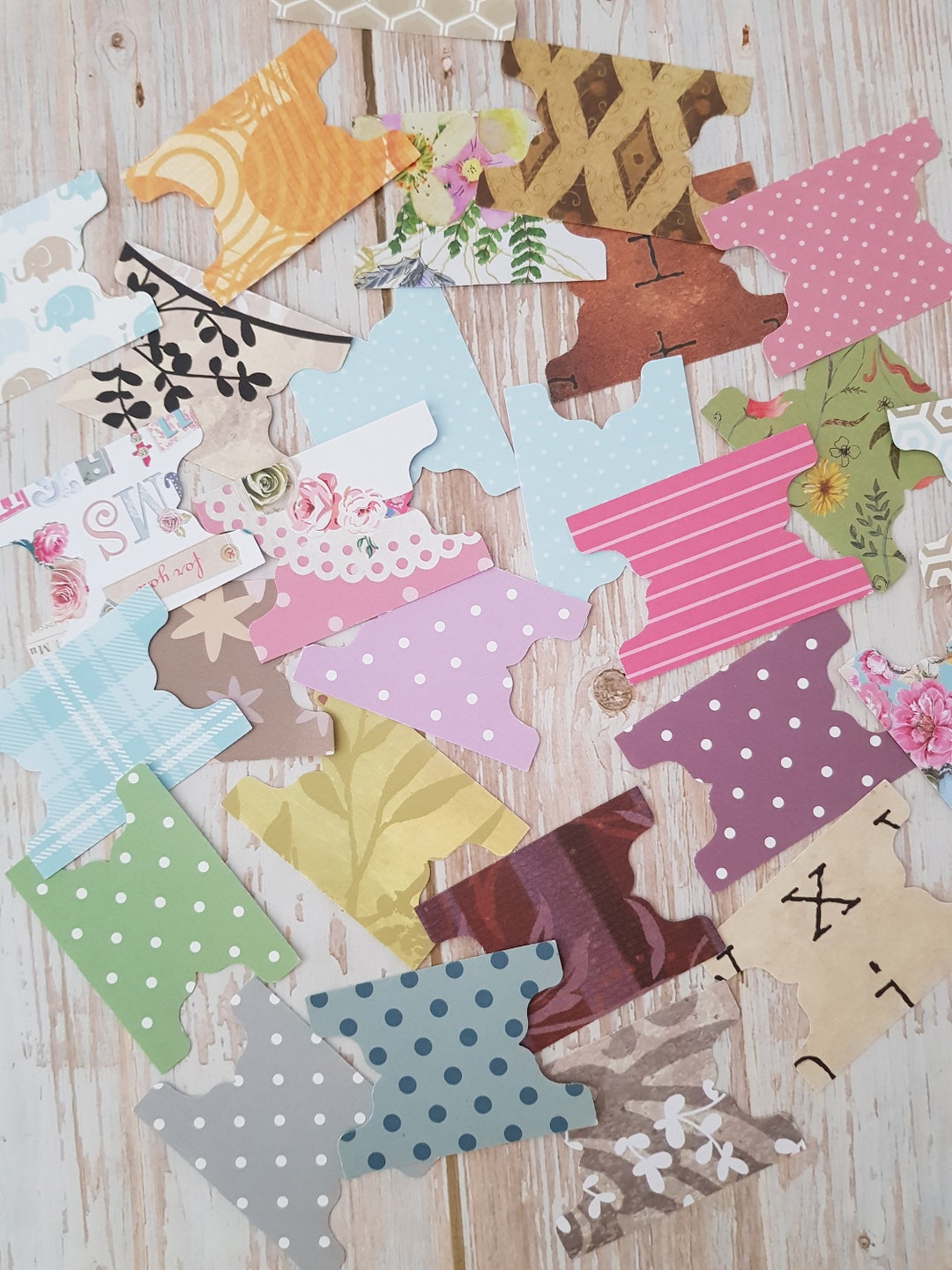 Design Paper Tabs for Mail Art Penpalling Journaling - Etsy