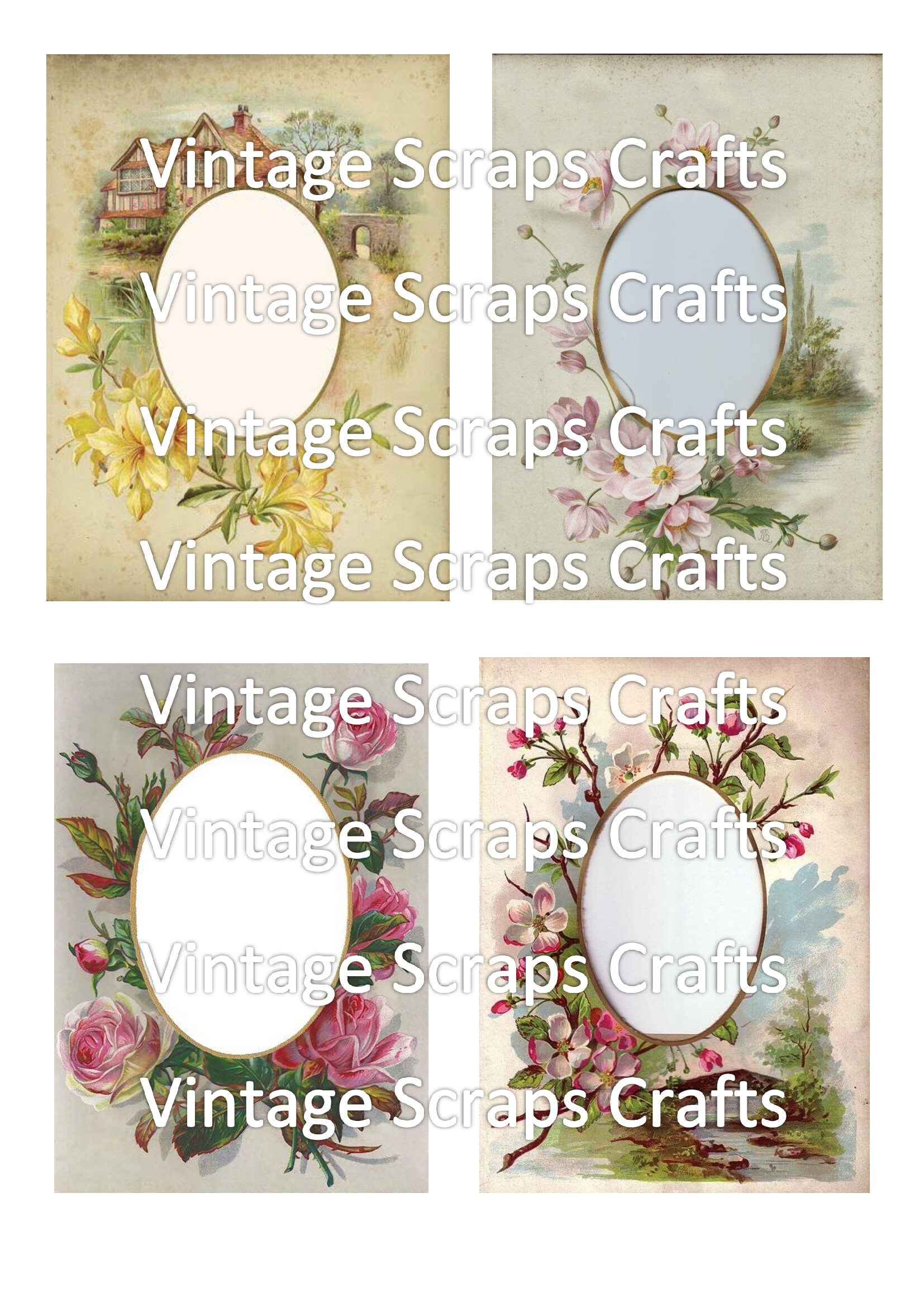 Antique Photo Frames Set of 12 Frames Digital Download - Etsy