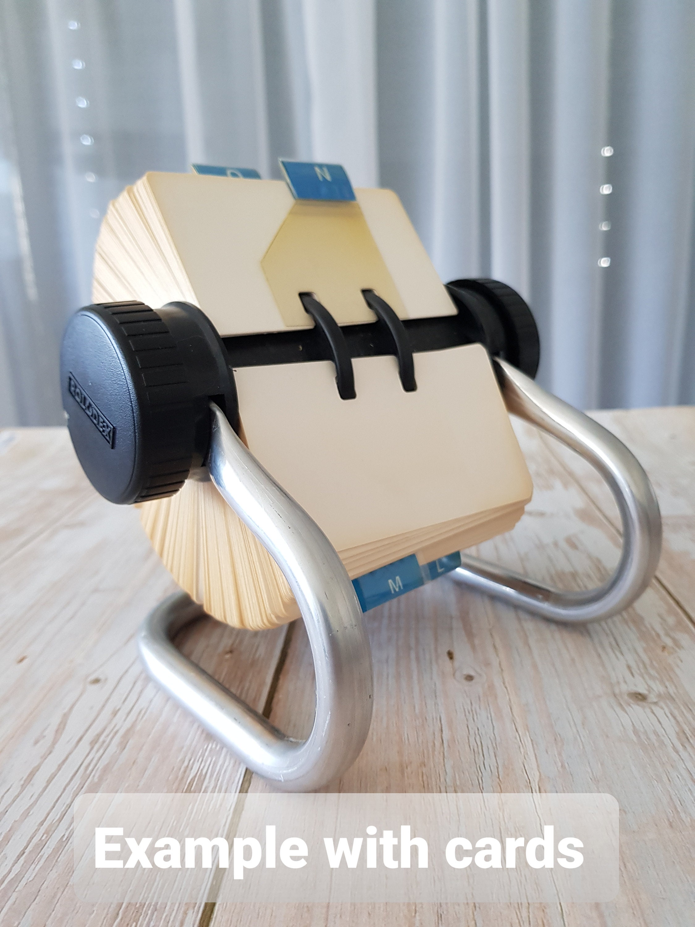 Original and Authentic Vintage Rolodex Rotating Card File Device, Small ...