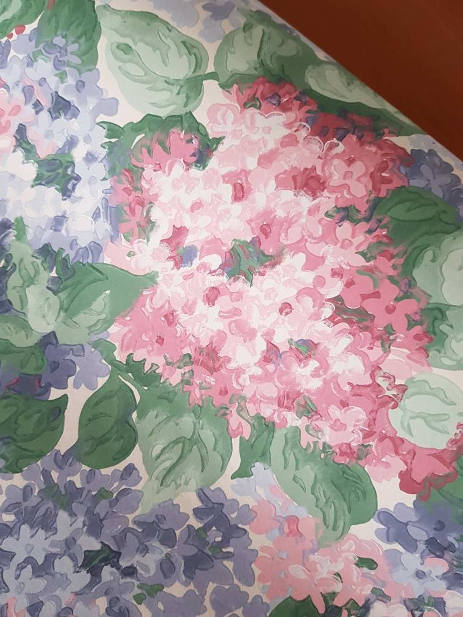 Authentic Vintage Sanderson Wallpaper With Beautiful Floral Pattern - Etsy