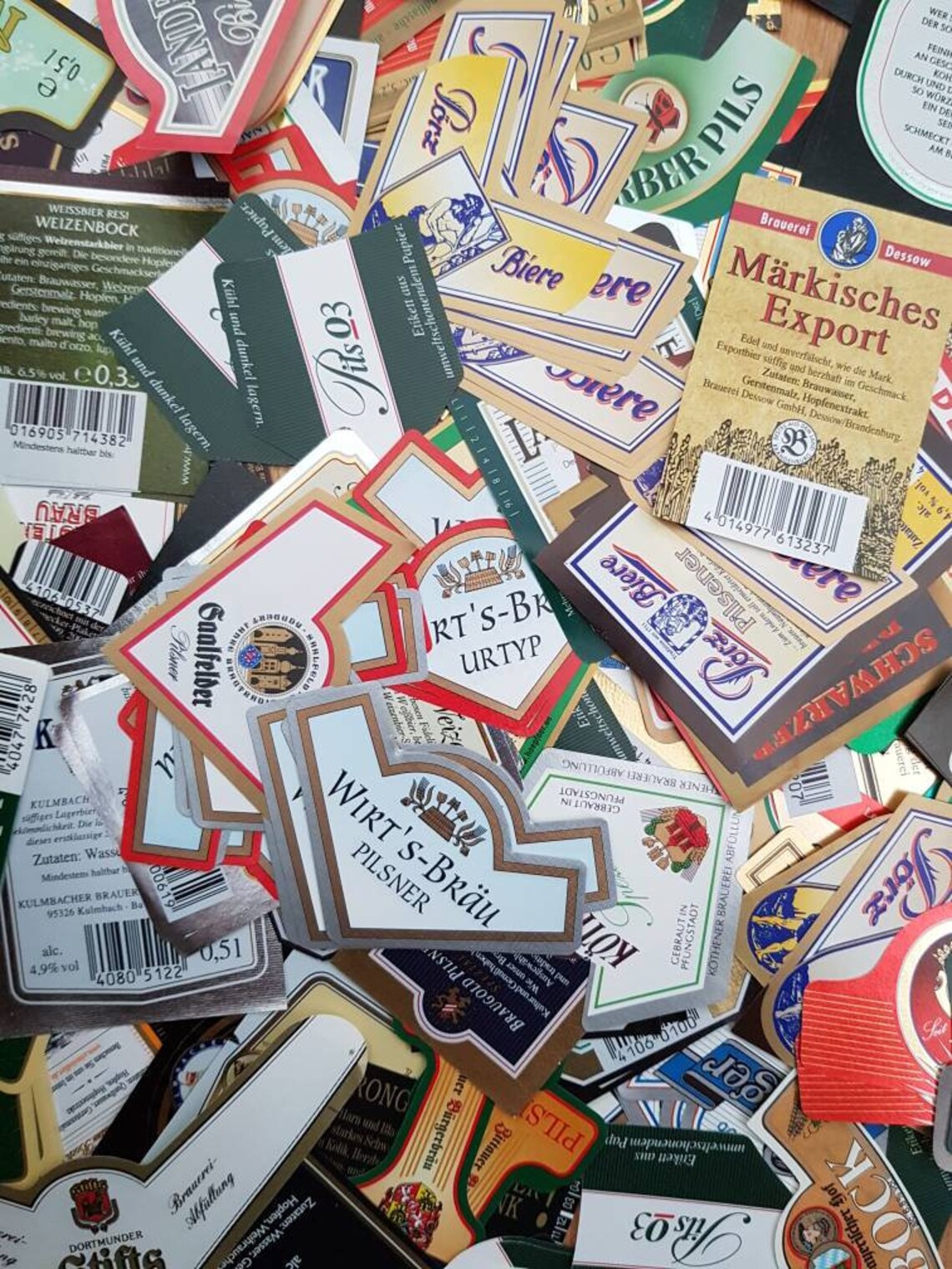 German Beer Labels Ephemera Junk Journaling - Etsy