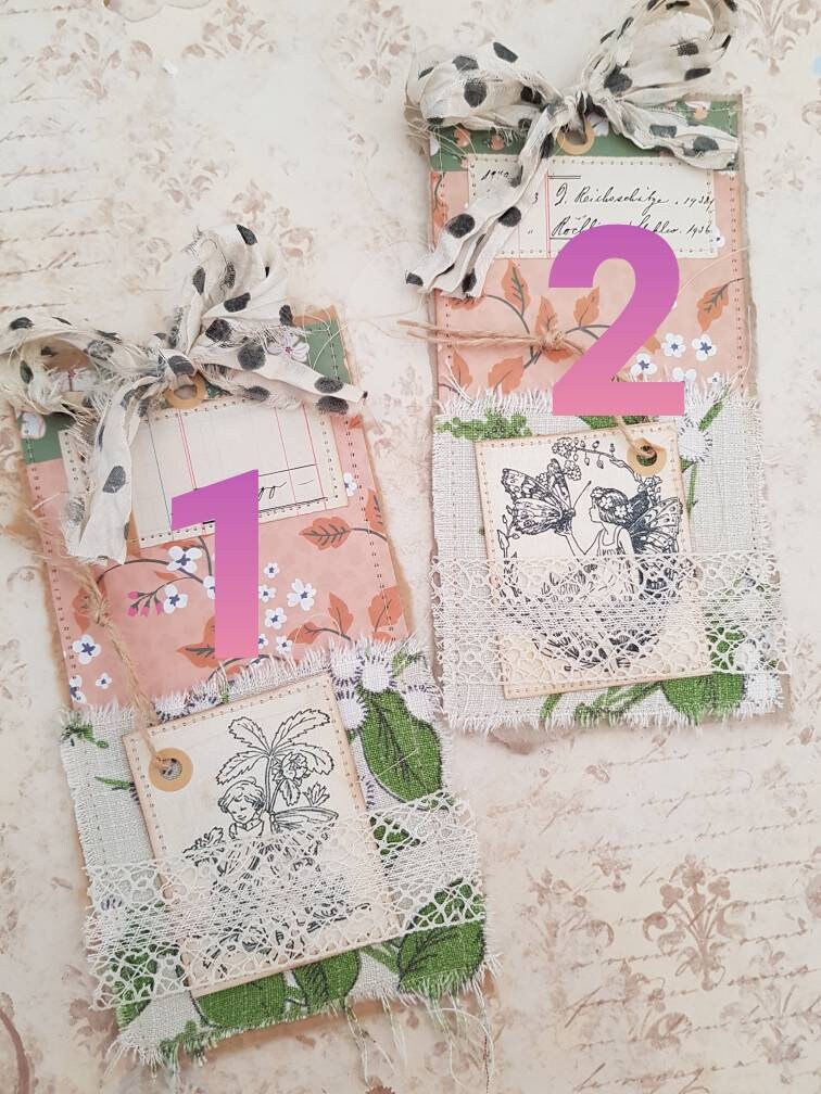 Beautiful Handmade Tags for Your Journals - Etsy