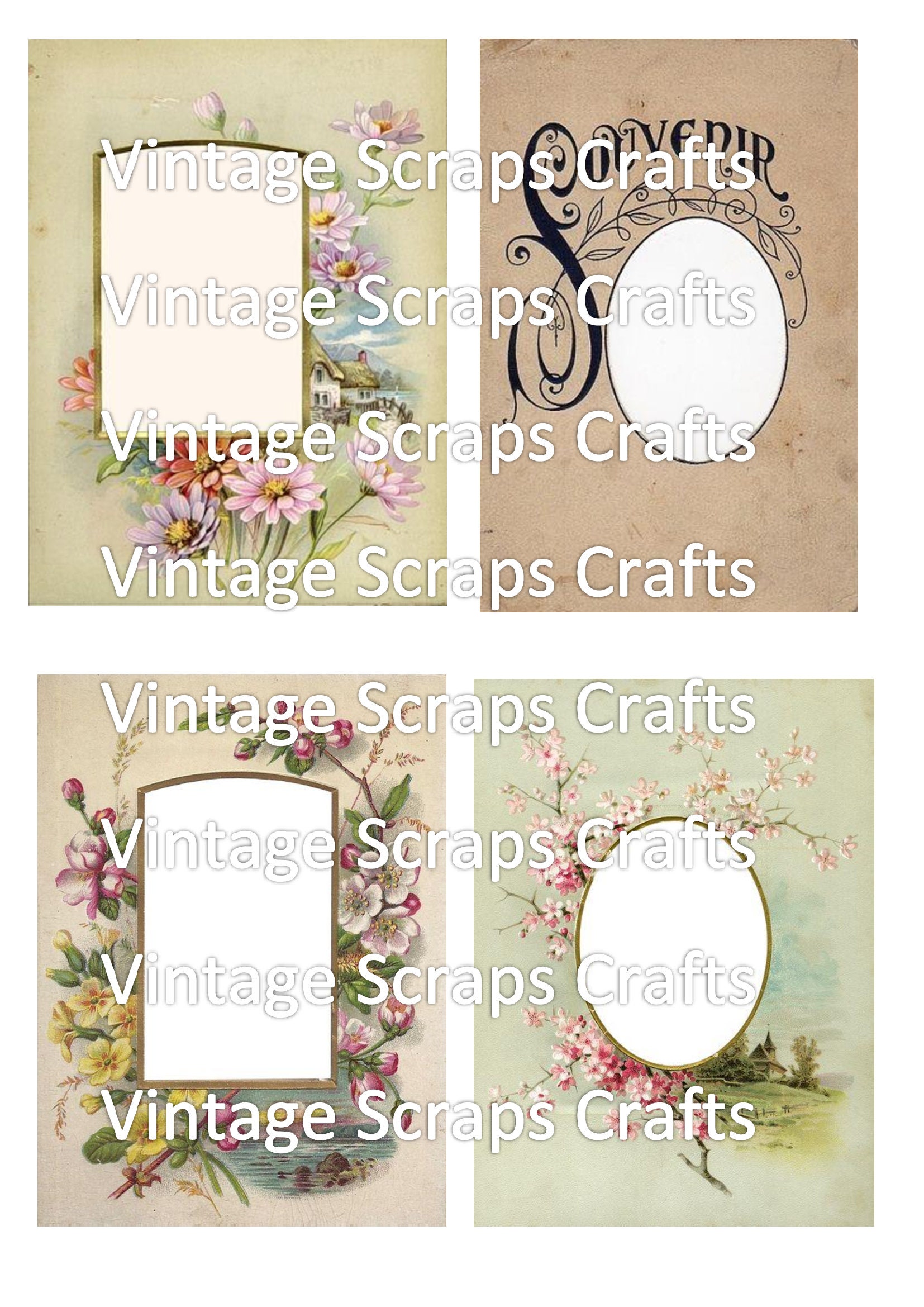 Antique Photo Frames Set of 12 Frames Digital Download - Etsy