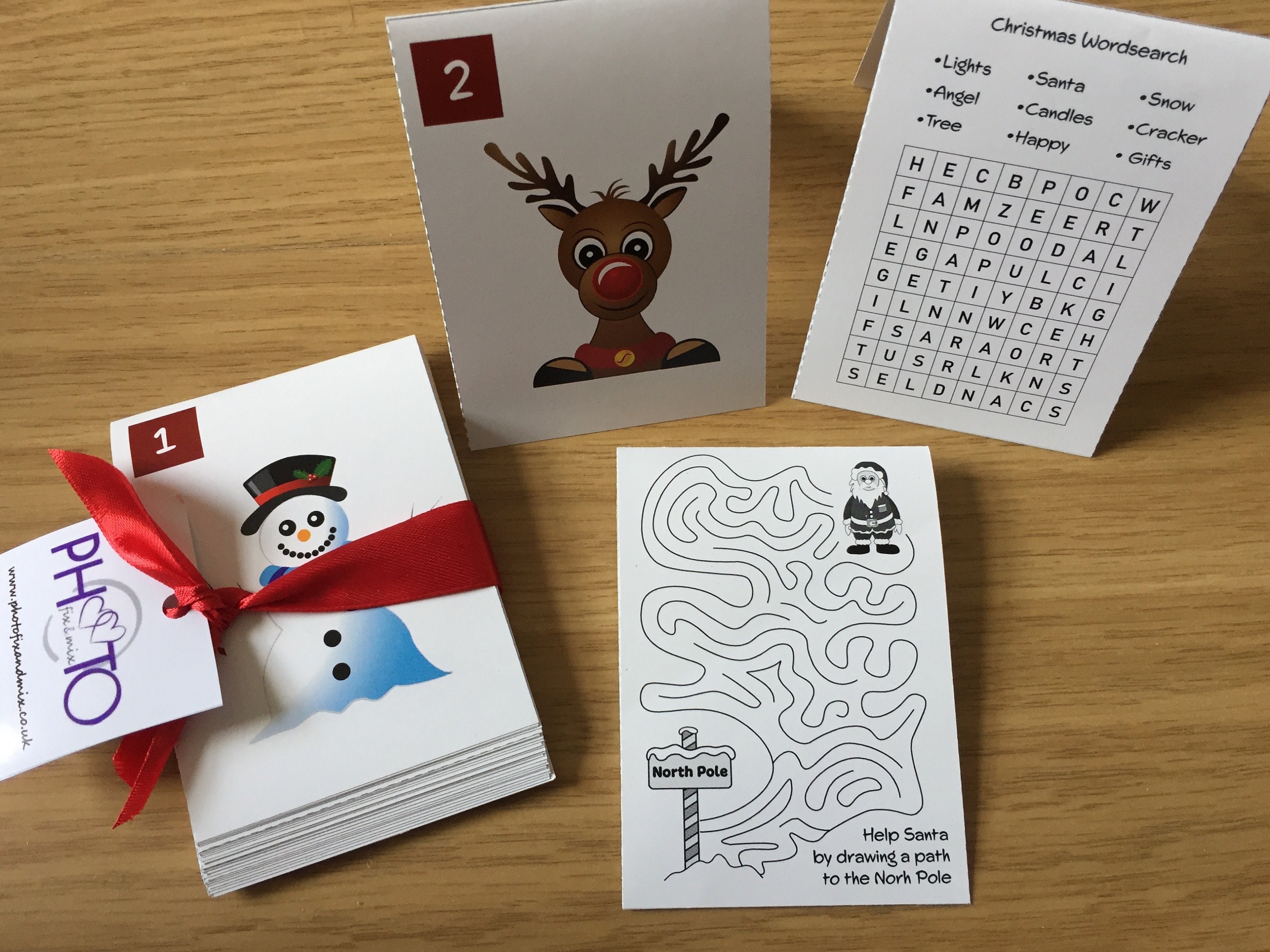 Printable Advent Calendar for Kids With Christmas Mini Puzzles ...