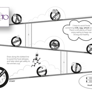 Allergy Fun Activity Puzzles to Introduce Food Allergies, Includes Word ...