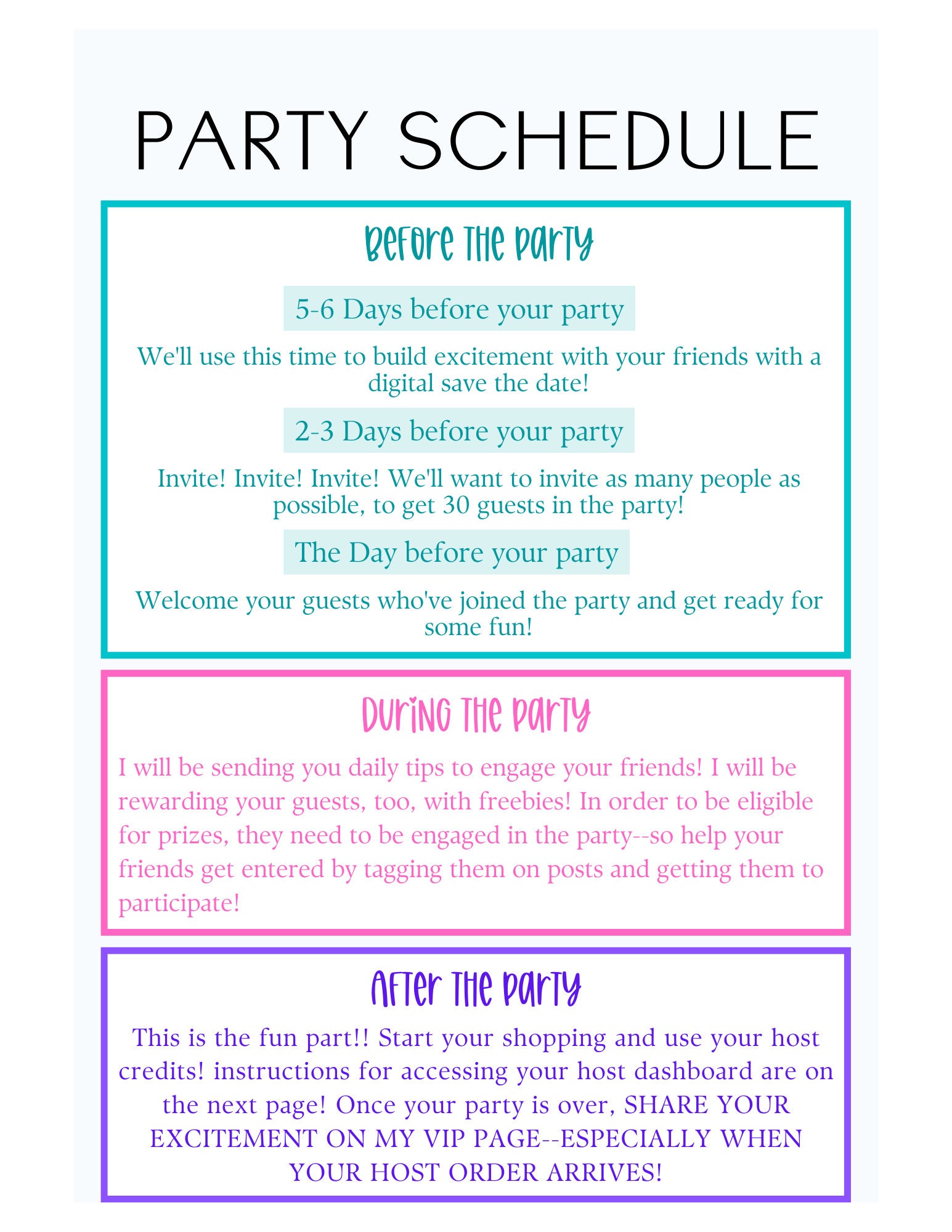 Pampered Chef Host Packet - Etsy