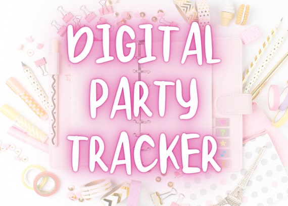 Digital Pampered Chef Party Tracker spreadsheet - Etsy