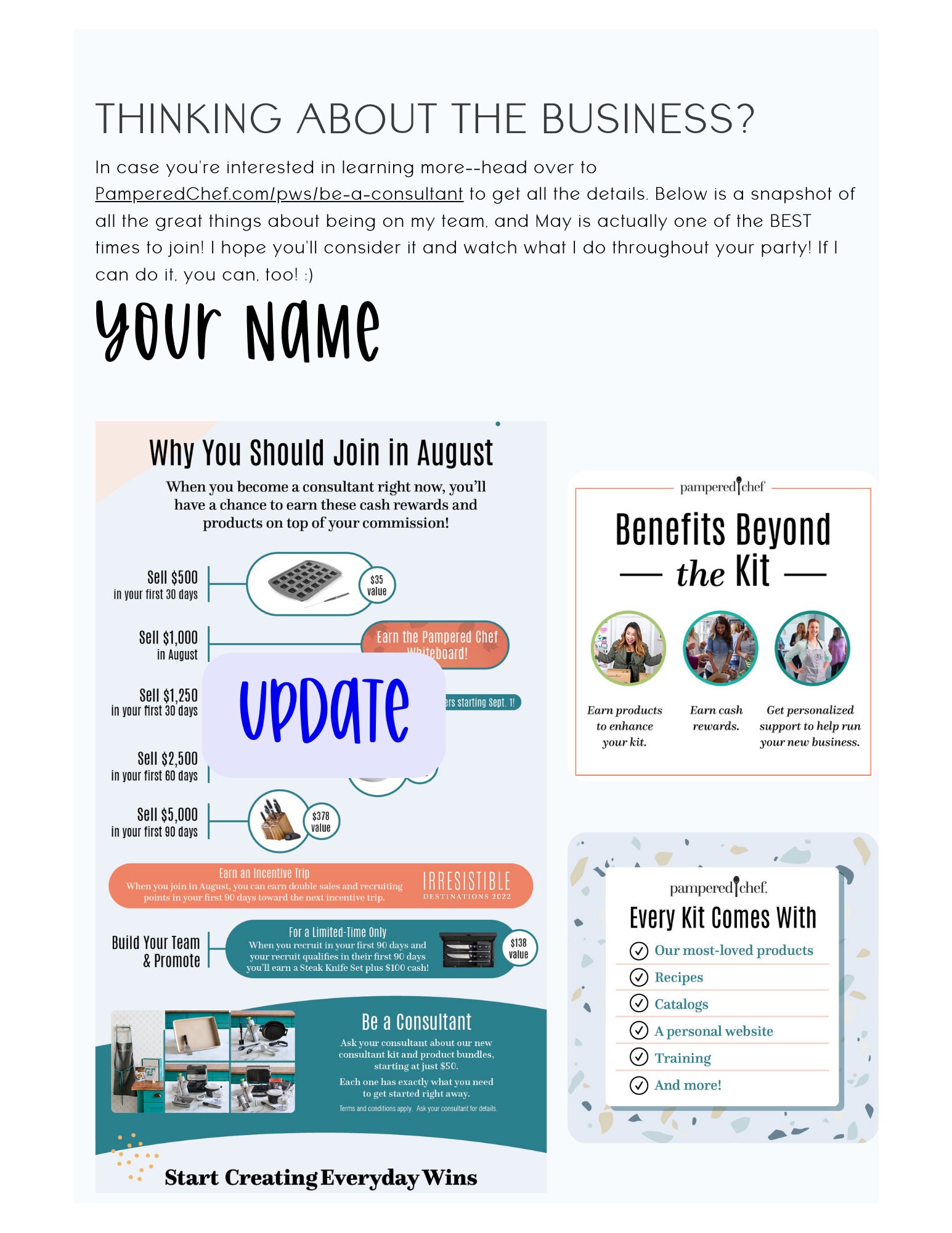 Pampered Chef Host Packet - Etsy