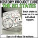 50 States 3D Project Cube *history Craftivity* Geography Research ...