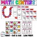 Valentine's Day February Math Centers for 4th Grade Math Games Low Prep ...