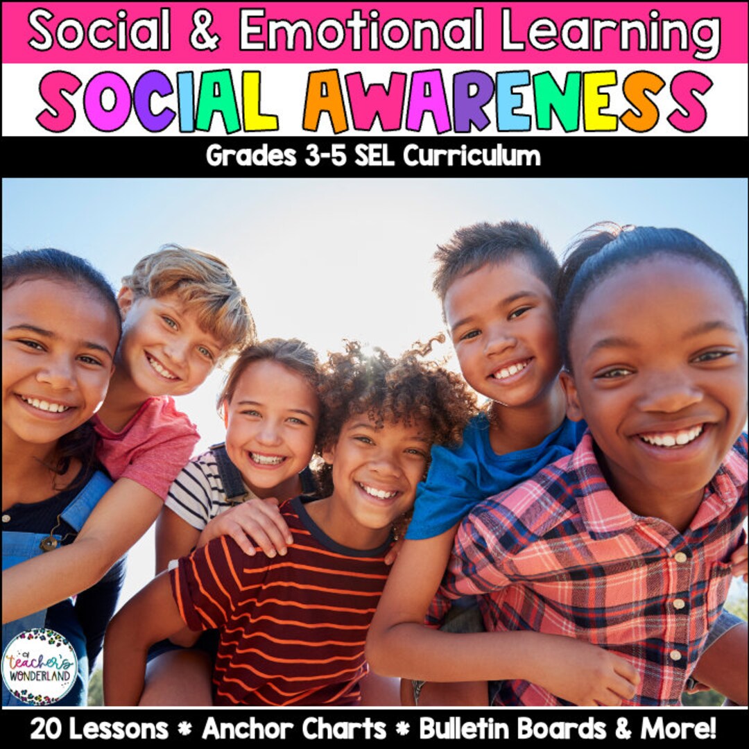 Social Awareness Grades 3-5 SEL Lesson Plans, Activities & Journals - Etsy
