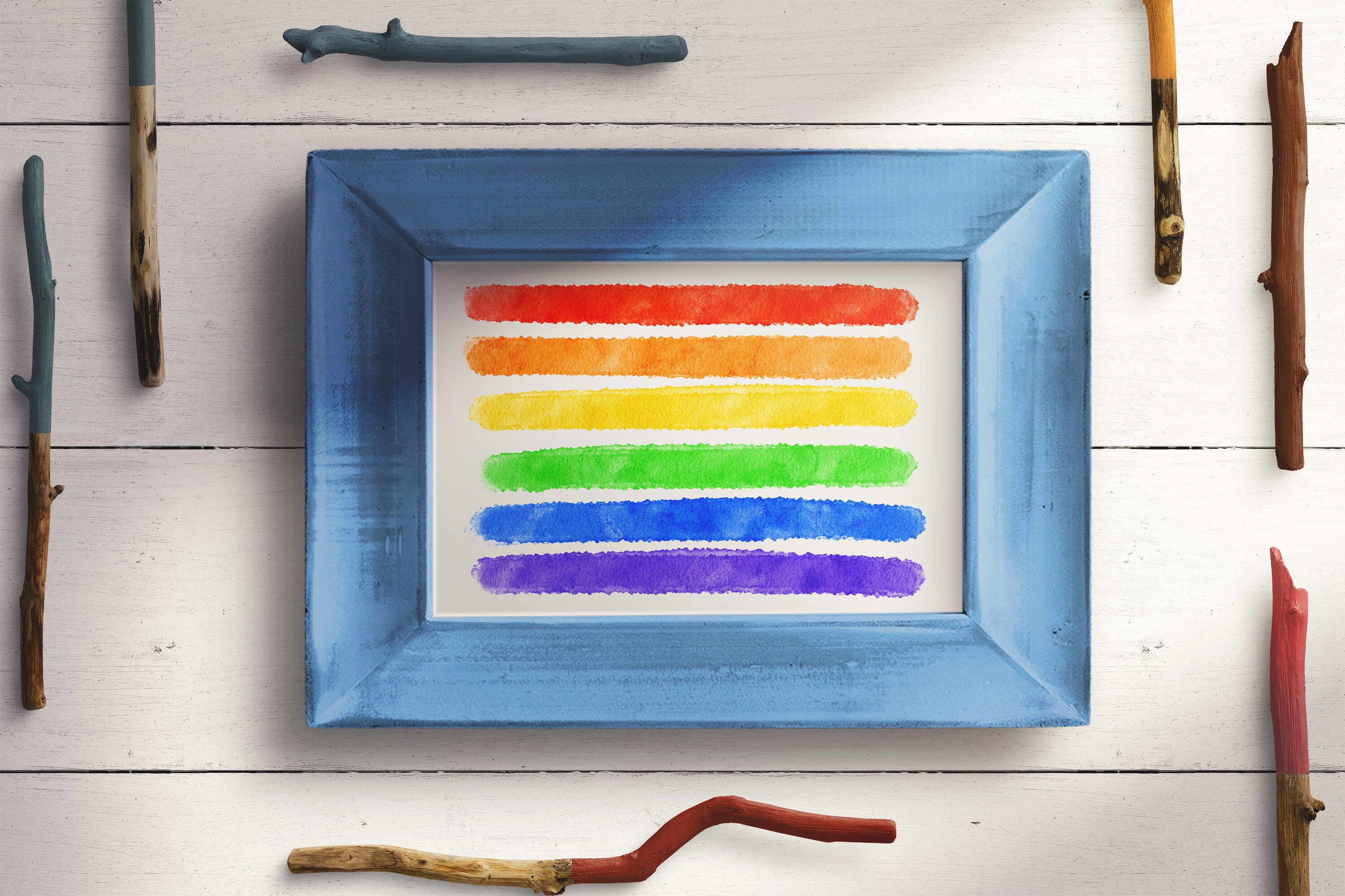 Pride Watercolor Clipart. Pride LGBTQ Clipart. Pride Month | Etsy