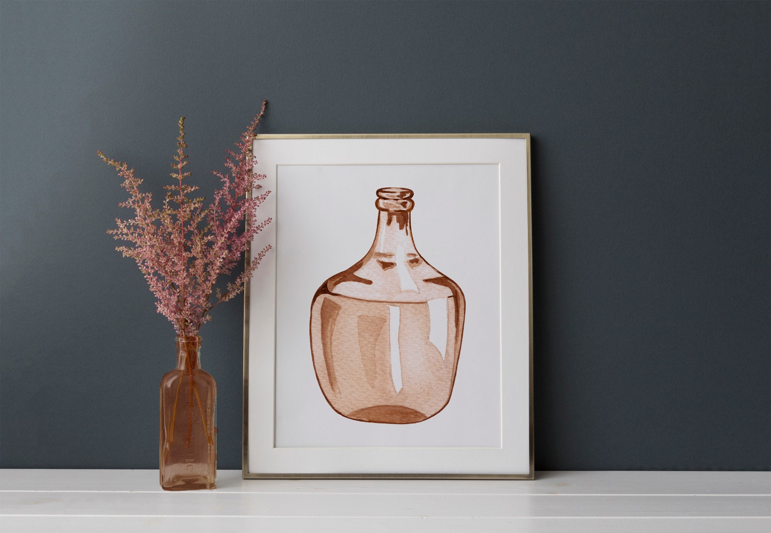 Boho Bottle Clipart. Watercolor Bottles Clipart. Colour Glass - Etsy Canada