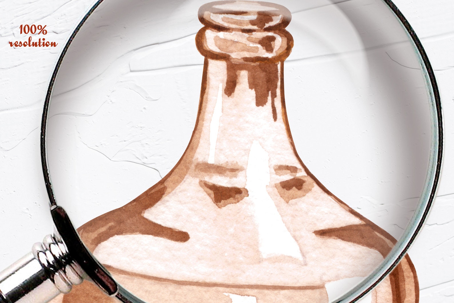 Boho Bottle Clipart. Watercolor Bottles Clipart. Colour Glass - Etsy Canada