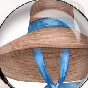 Summer Hats Watercolor Clip Art. Fashion Outfit Clipart. Women Hats ...