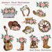 Western Watercolour Clipart. Cowboy Boots Clipart. Country Clipart ...