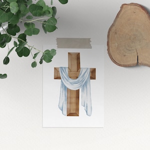 Wooden Cross Clipart. Easter Cross Clipart. Watercolor Crosses Clipart ...