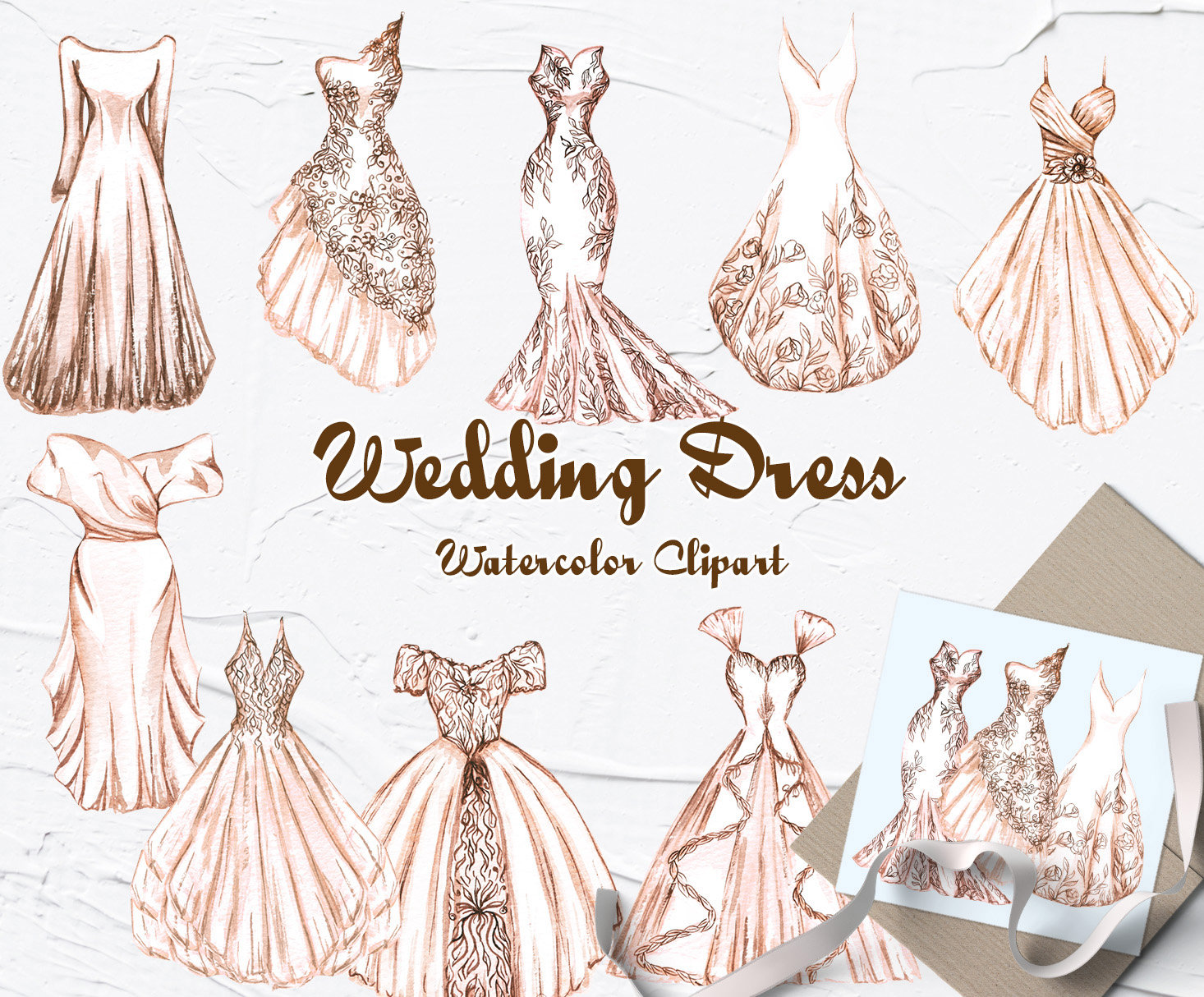 Bride Dress Clip Art