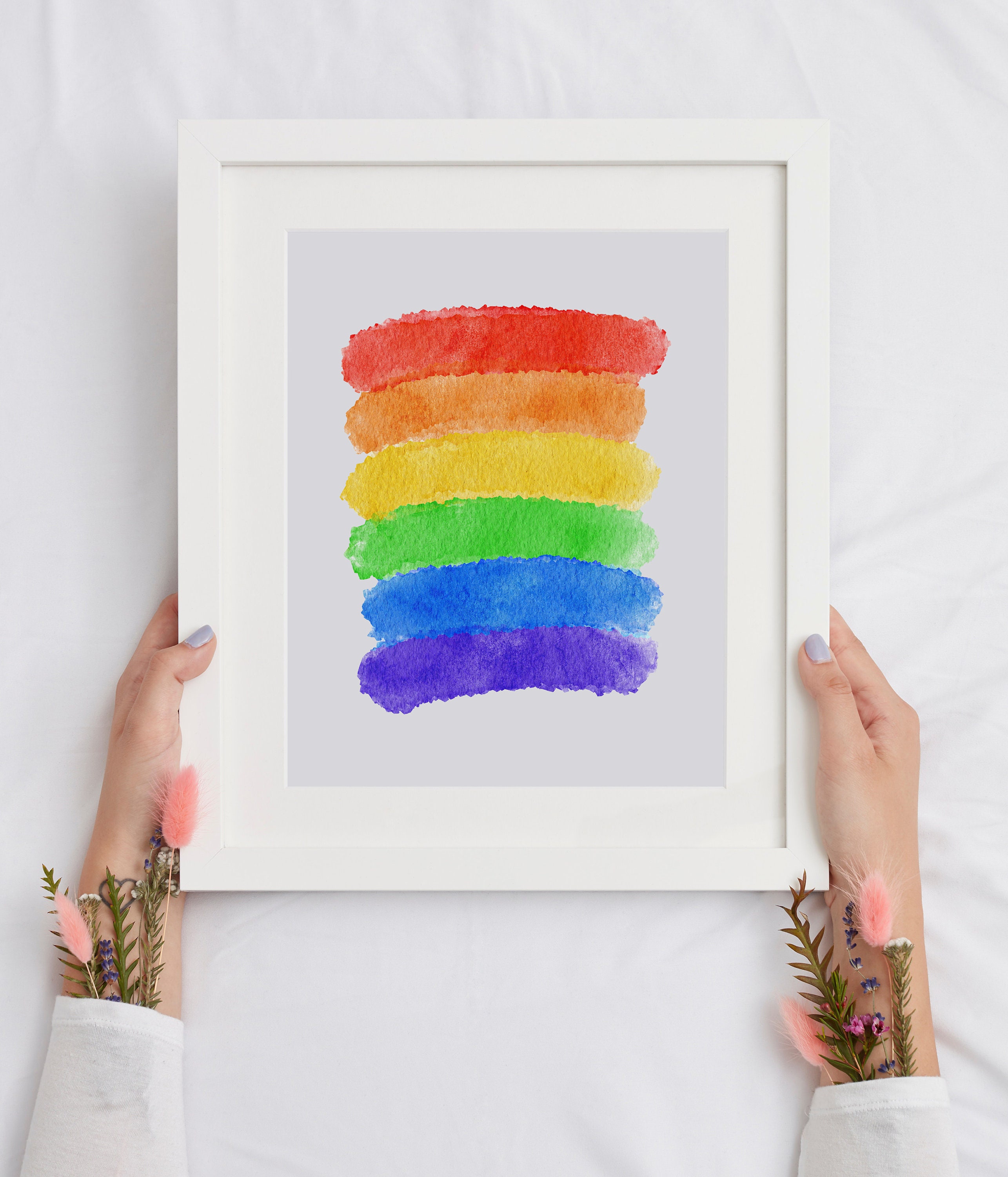 Pride Watercolor Clipart. Pride LGBTQ Clipart. Pride Month | Etsy