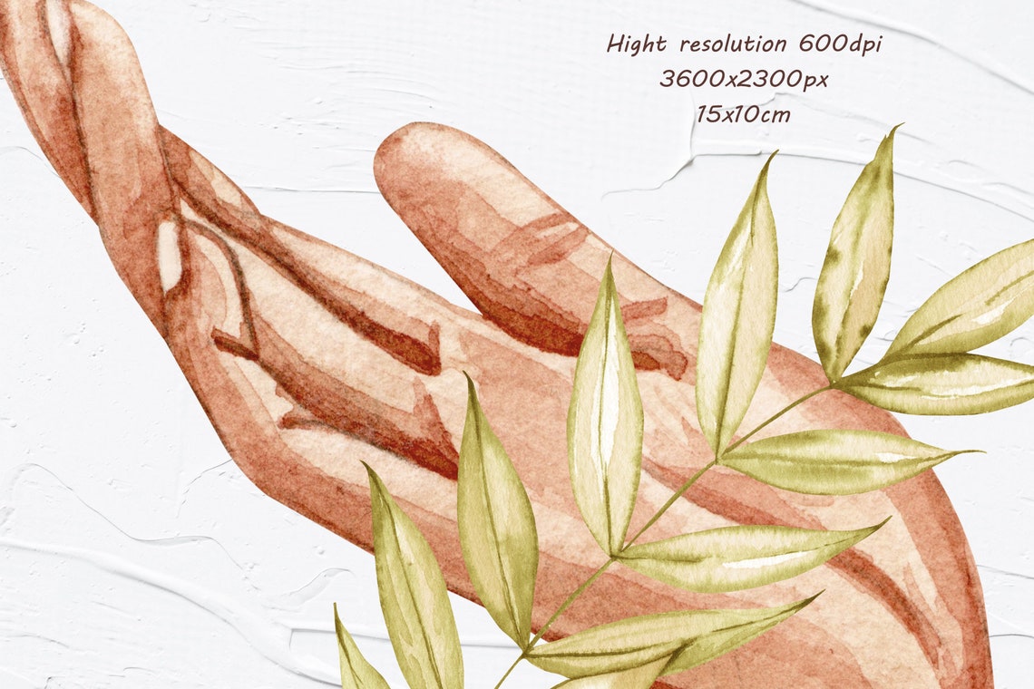Hands Watercolor Clipart. Family Hands Clipart. Holding Hands. Family ...