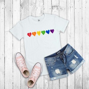 Rainbow Hearts Clipart. Pride Watercolor Clipart. Pride Month Clipart ...