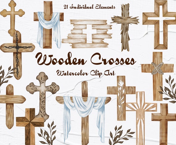 Christian Wooden Cross Clipart