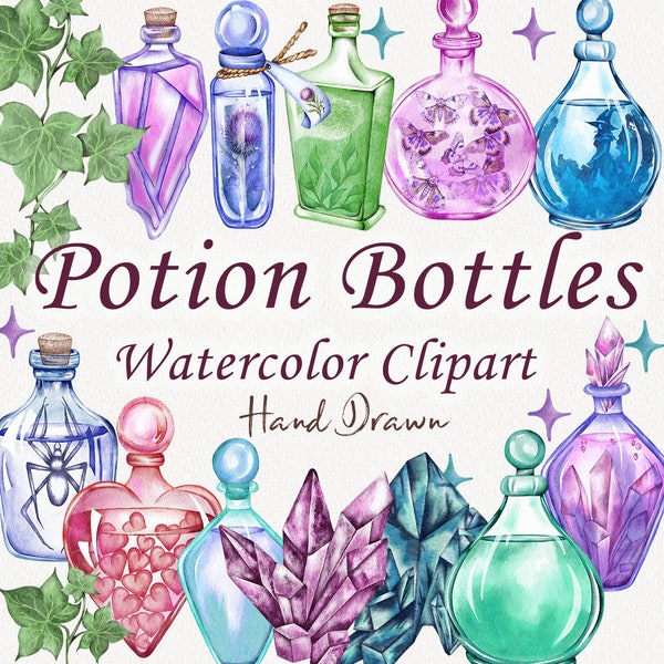 Potion Clipart - Etsy