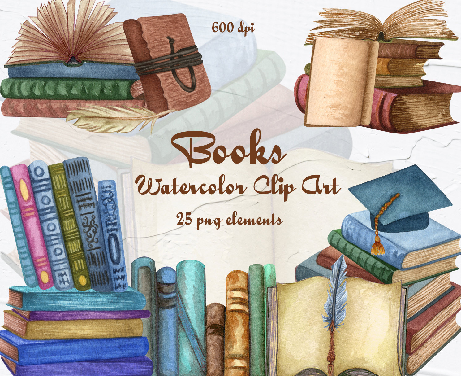 Book Stack Clip Art