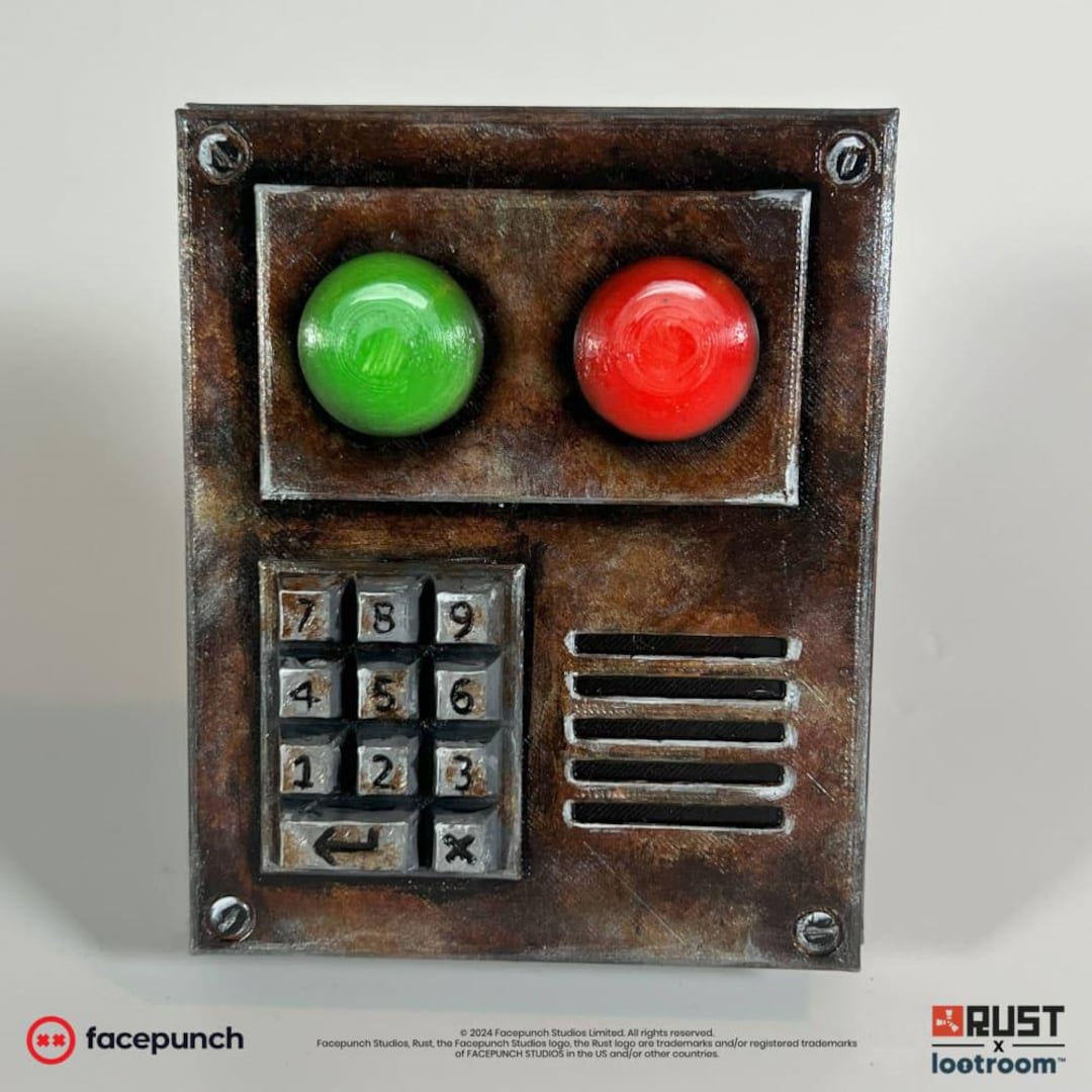 Rust Game Gift Codelock Standard Skin for Gaming Setup Rust Gaming ...