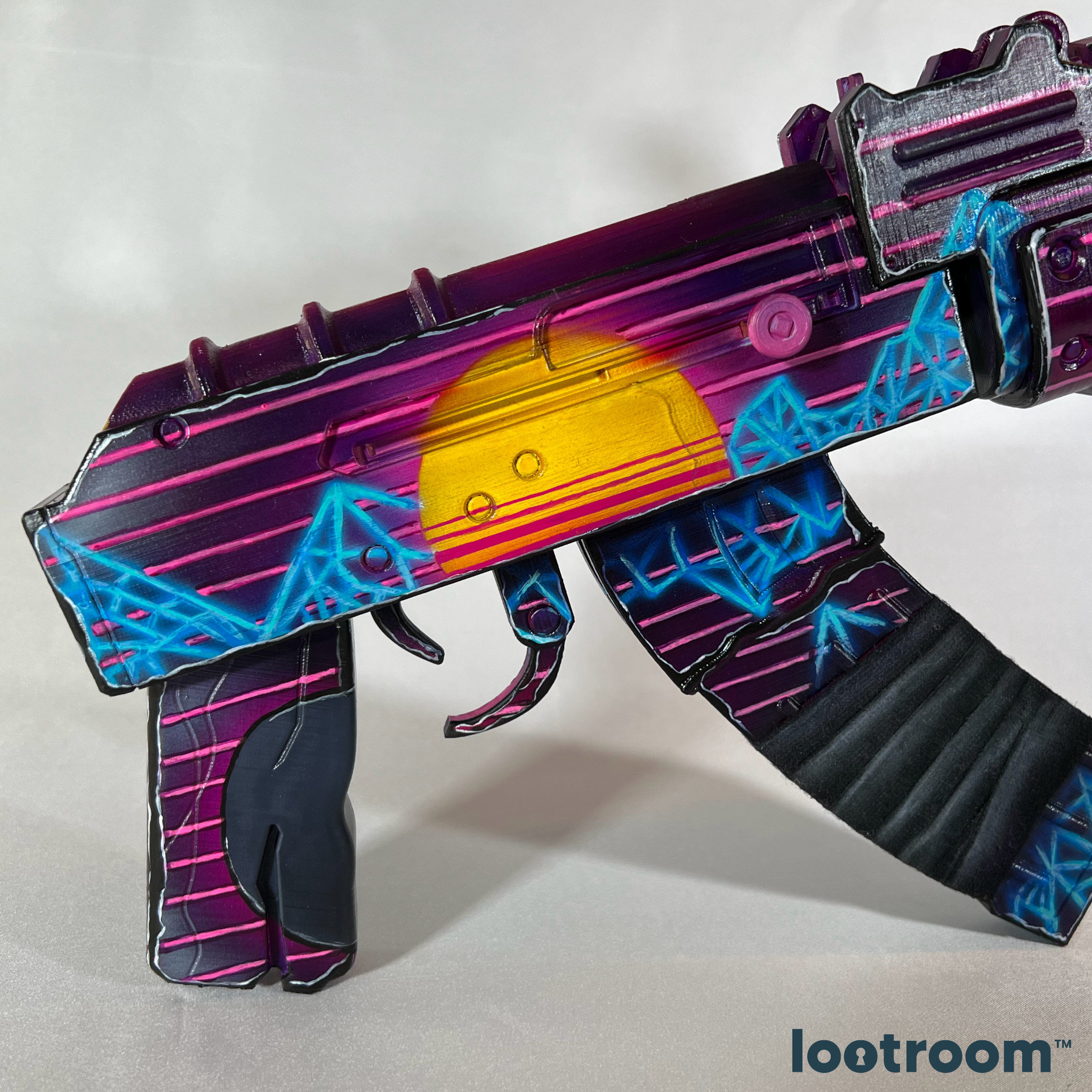 Rust LIFE-SIZE Assault Rifle Retrowave Skin 1:1 Gun Prop - Etsy UK