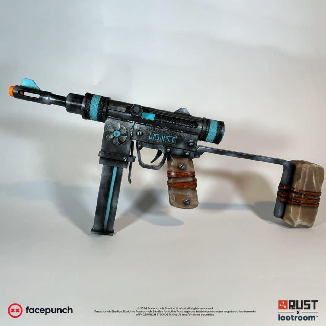 Rust Life-size SMG Alien Relic Skin 1:1 Gun Prop Professional ...