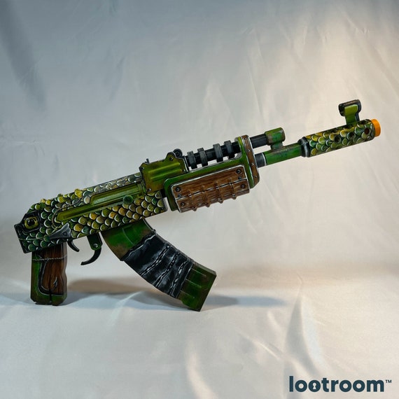 Rust LIFE-SIZE Assault Rifle Fish Skin 1:1 Gun Prop - Etsy