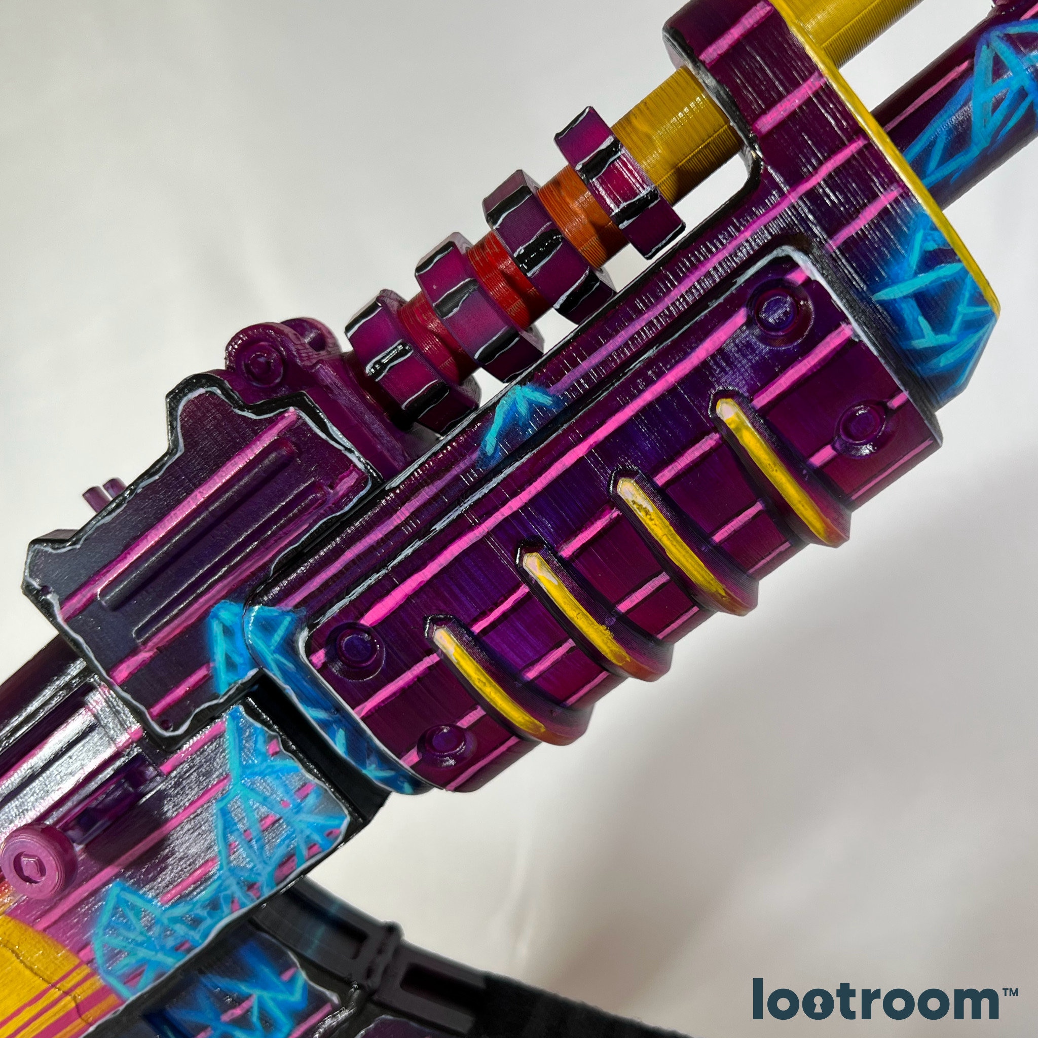 Rust LIFE-SIZE Assault Rifle Retrowave Skin 1:1 Gun Prop - Etsy UK