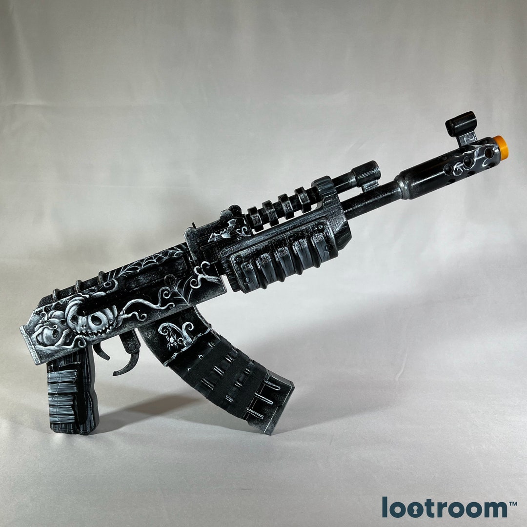 Rust LIFE-SIZE Assault Rifle Ghost Halloween Skin 1:1 Gun Prop ...