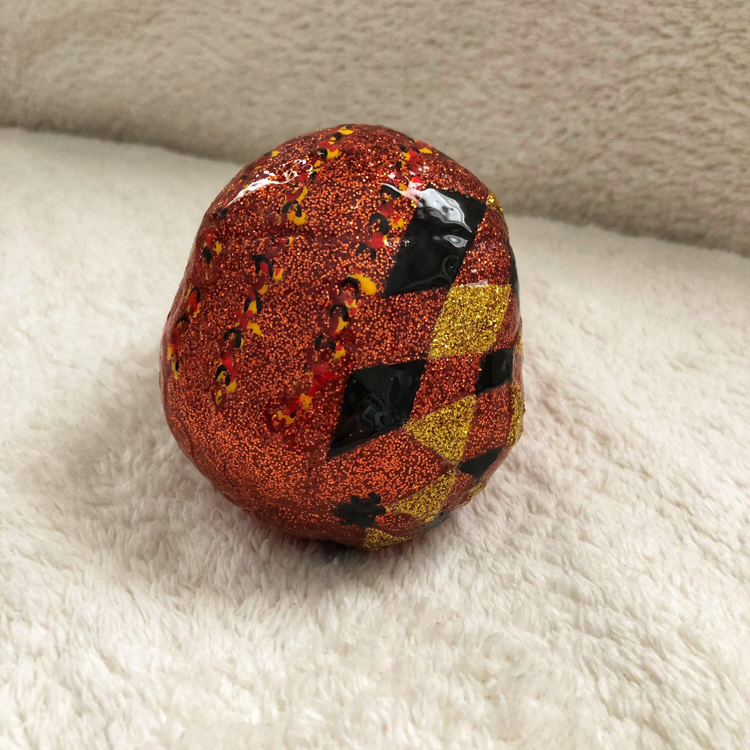 Resin Skull Paperweight, Orange Paperweight - Etsy